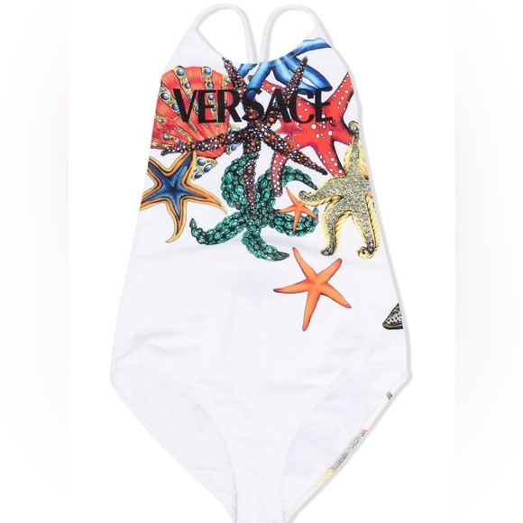 Versace | Swim | Versace Mermaid Starfish Girls Swimsuit | Poshmark
